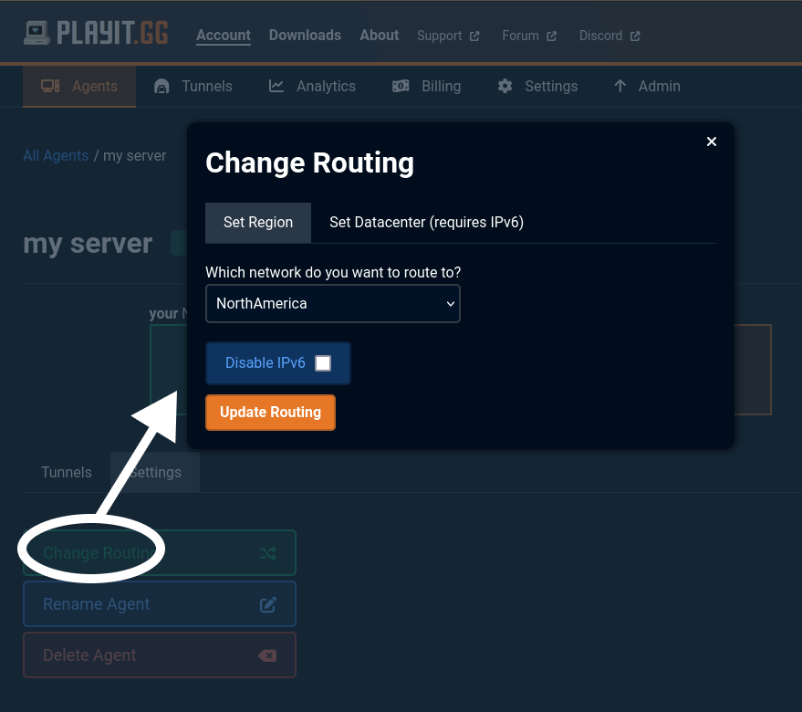 How to lower ping on playit | playit.gg - support pages